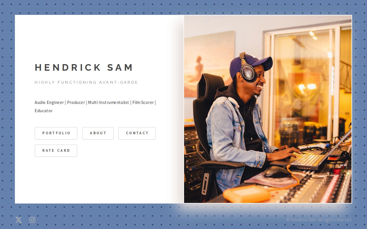 This is Hendrick Sam